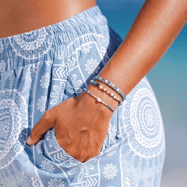 "Make Waves" Goddess Bracelet - LotusAndLuna