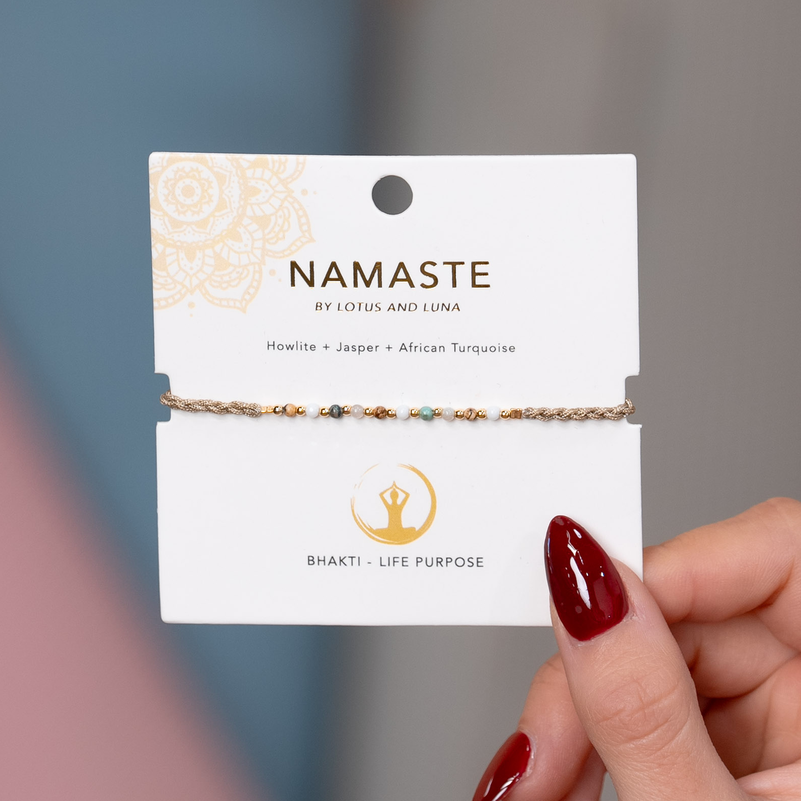 Bhakti Namaste Bracelet | Lotus and Luna - LotusAndLuna