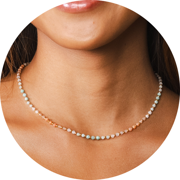 Positive Energy 3mm Healing Necklace - LotusAndLuna
