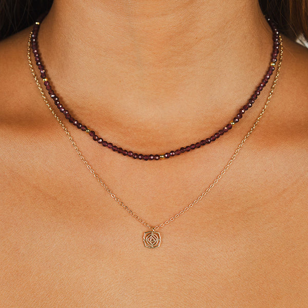Root Chakra Necklace - LotusAndLuna